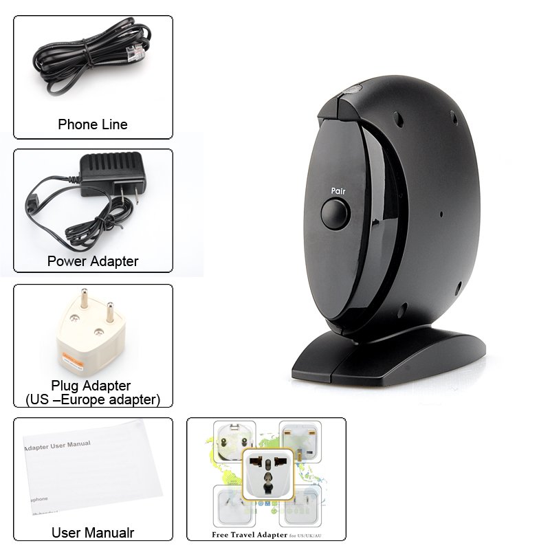 Bluetooth Land Line Phone Adapter - Bluetooth Version 3, 10 Meter Range ...