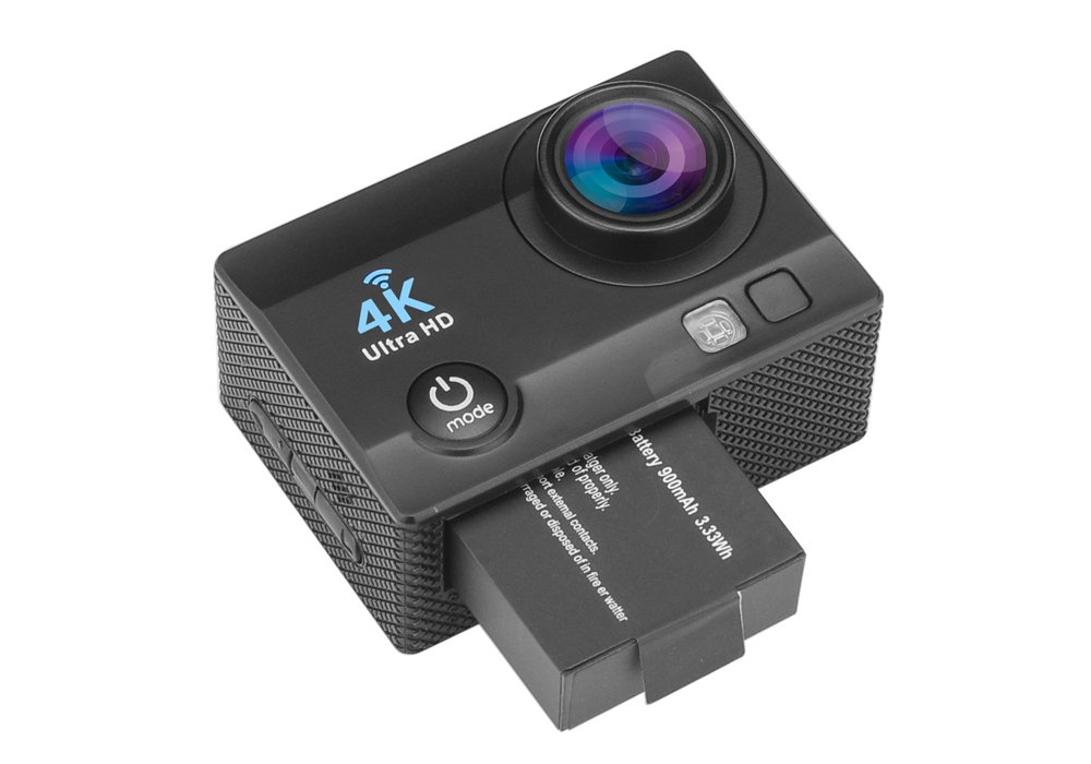 Wi-Fi 4K Waterproof Sports Action Camera - 4K Ultra HD, 16MP,2 Inch ...
