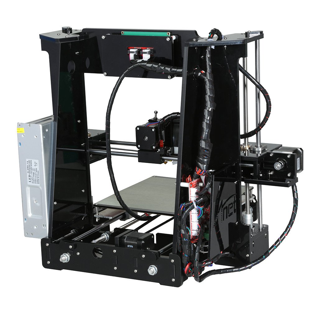 ANET A6 DIY 3D Printer Kit - Metal + Acrylic Frame, Multiple Filaments ...