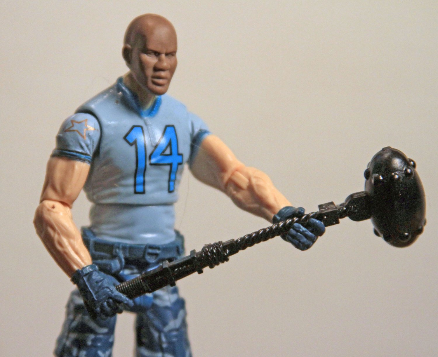 Ice Box Head and Football Mace