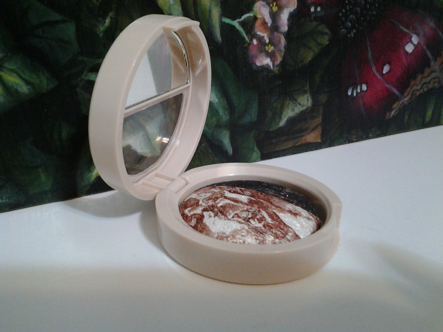 Laura Geller Baked Eye Rimz Eye Shadow ~ VANILLA TOFFEE / BLACK CHERRY ...