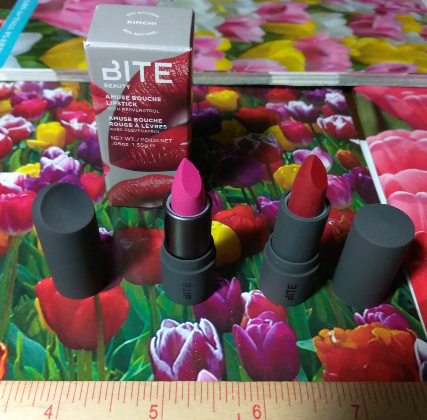 Bite Beauty Lipstick Duo ~ Amuse Bouche KIMCHI ~ + ~ Luminous Creme ...