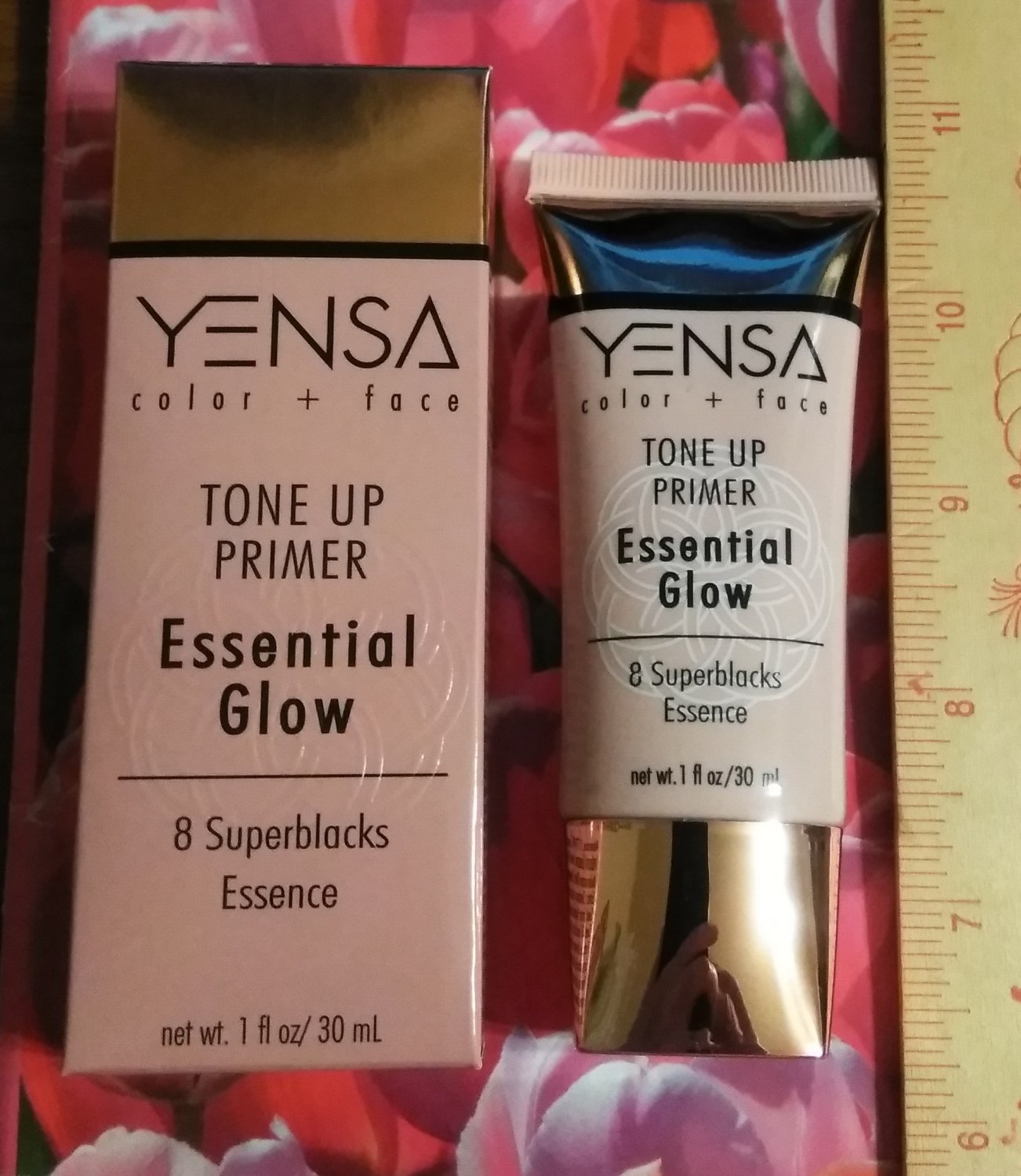 Yensa Tone Up Primer ~ ESSENTIAL GLOW ~ 1 oz / 30 ml Full Size 8 ...