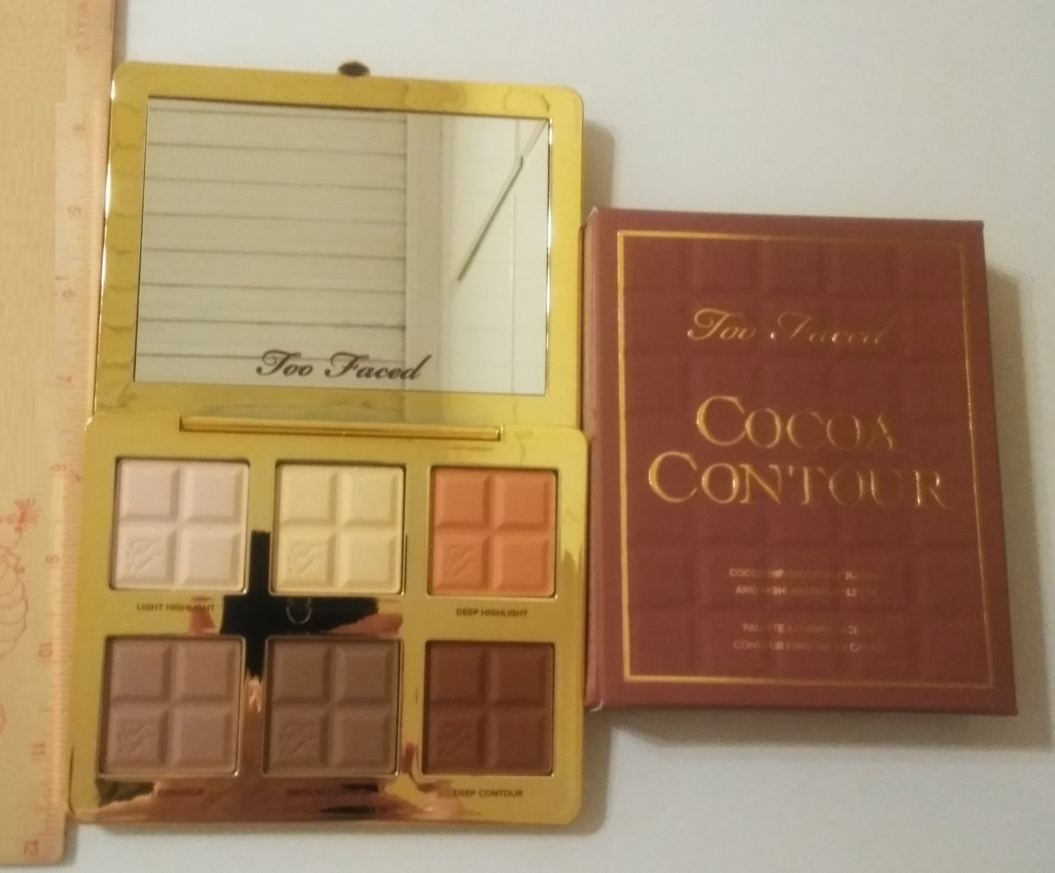 Too Faced Cocoa Contouring Palette (3) Bronzers + (3) Highlighters Full ...
