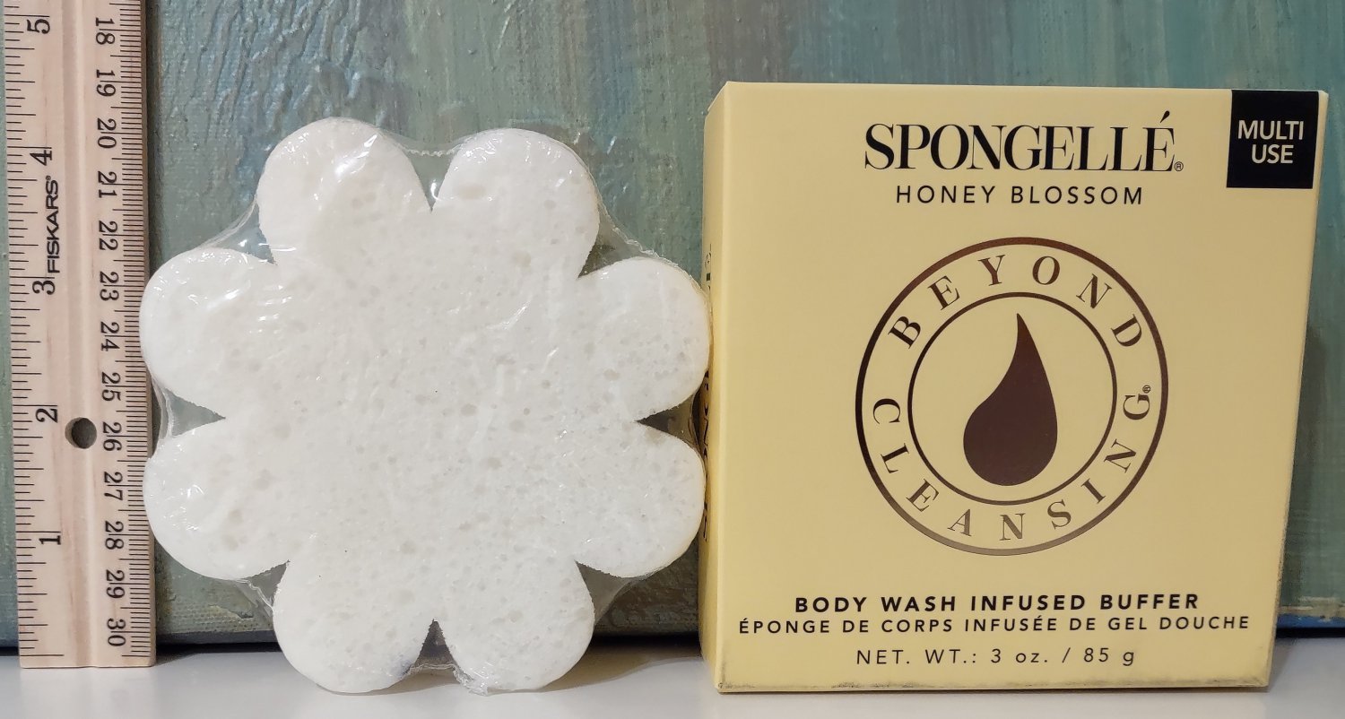 Spongelle Multi-Use Boxed Flower Body Wash Infused Buffer ~ HONEY ...