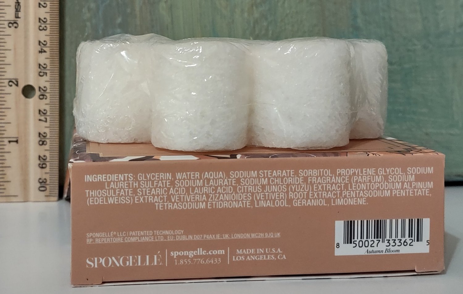 Spongelle Multi-Use Boxed Flower Body Wash Infused Buffer ~ AUTUMN ...