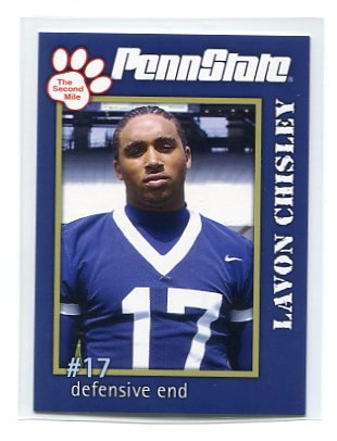 LAVON CHISLEY 2005 Penn State Second Mile College card PRE-ROOKIE