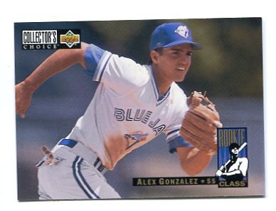 ALEX GONZALEZ 1993 Upper Deck UD Collector's Choice #8 ROOKIE Blue Jays
