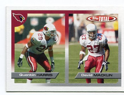 DAVID MACKLIN 2005 Topps Total #133 Penn State CARDINALS