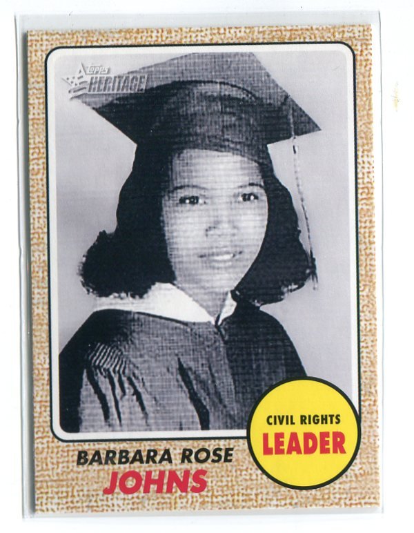 BARBARA ROSE JOHNS 2009 Topps Heritage #55 Civil Rights Leader