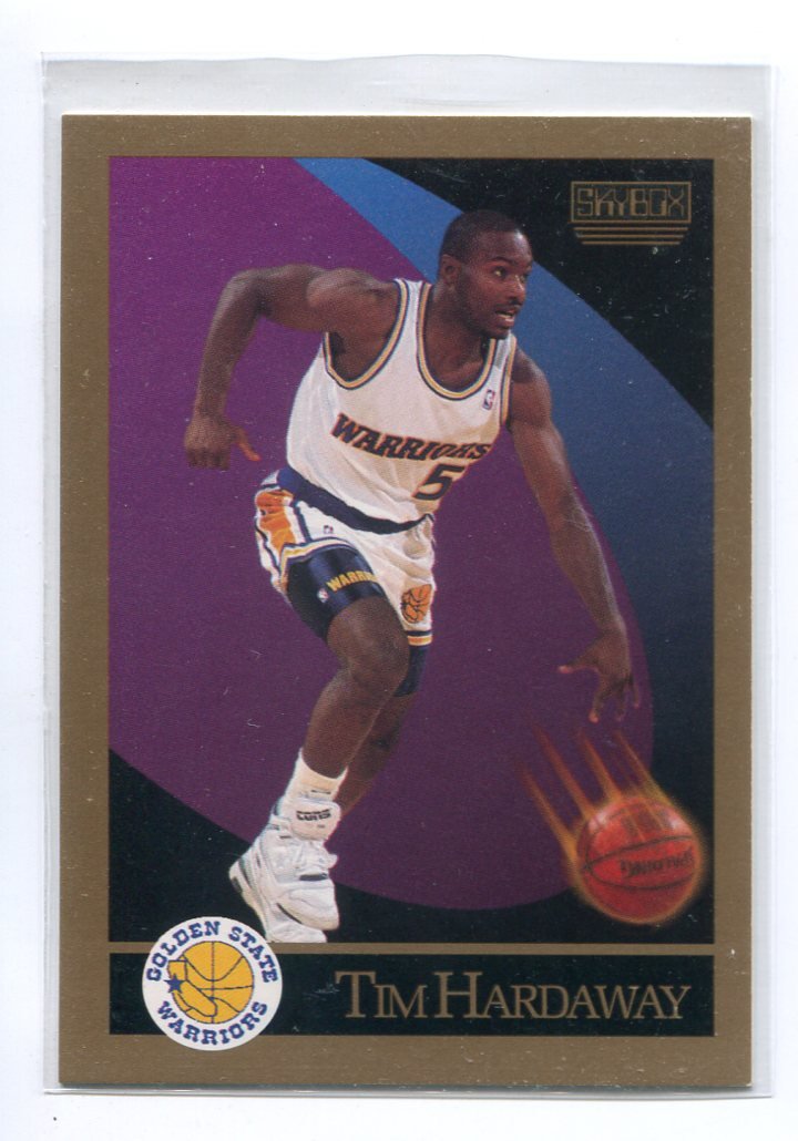 TIM HARDAWAY 1990 Skybox #95 ROOKIE Golden State Warriors UTEP
