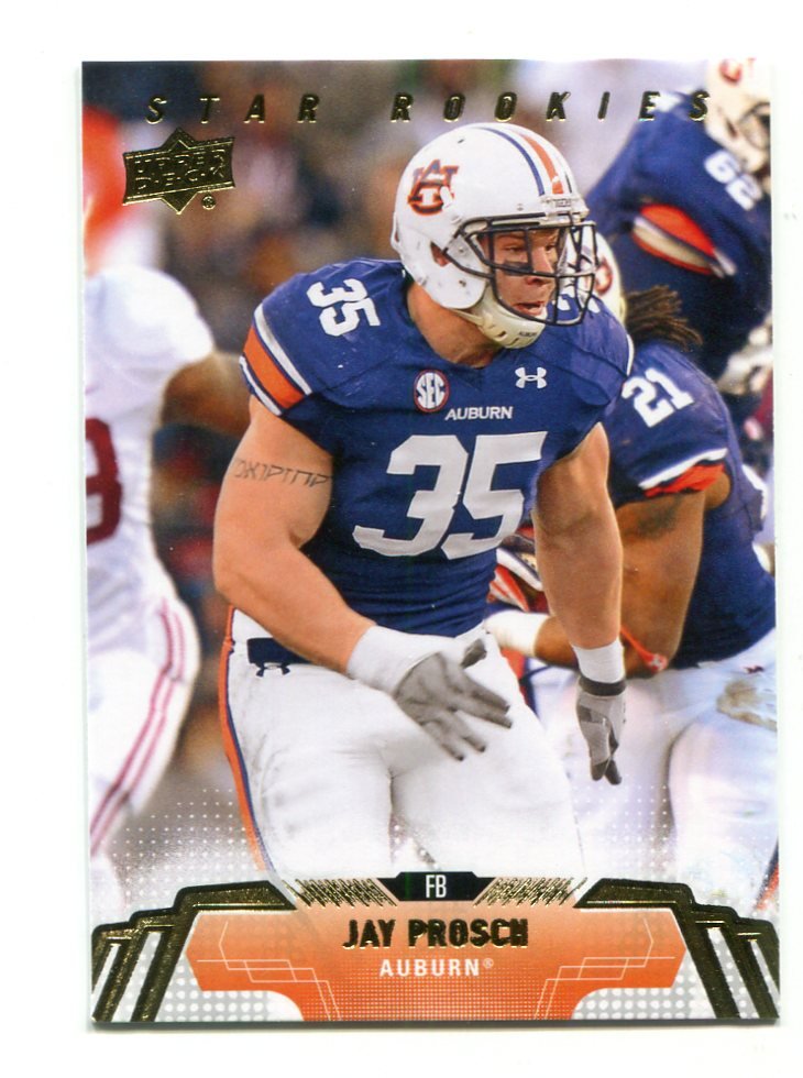 JAY PROSCH 2014 Upper Deck UD Star Rookies #128 ROOKIE Auburn Tigers TEXANS