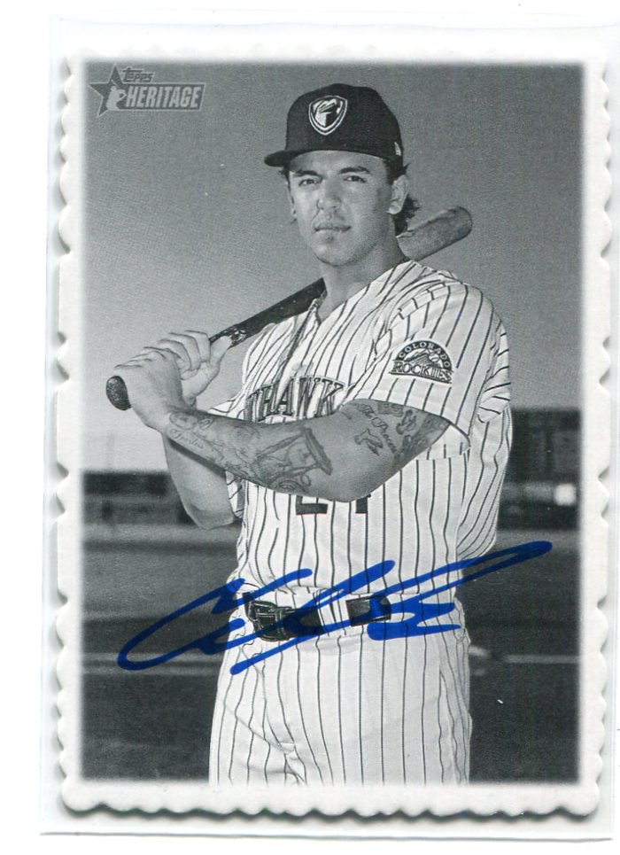 COLTON WALKER 2018 Topper Heritage Minor League DECKLE SP #2 ROOKIE