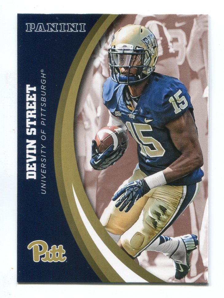 DEVIN STREET 2016 Panini Collegiate Collection #32 Pitt Panthers DALLAS ...