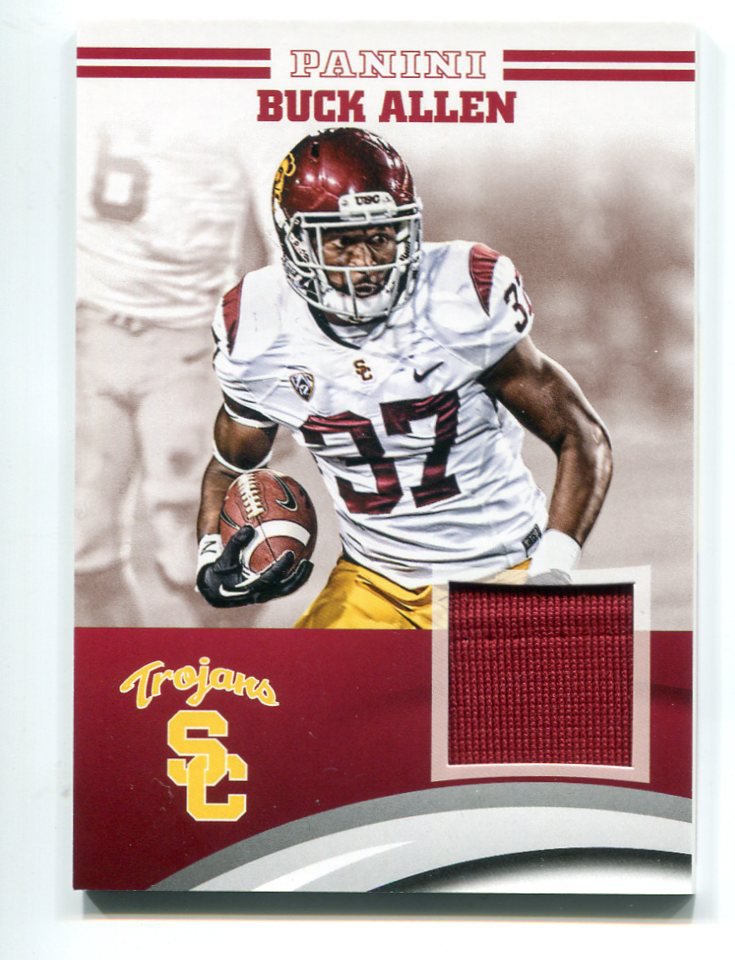 BUCK ALLEN 2015 Panini Collegiate Collection JERSEY USC Trojans RAVENS