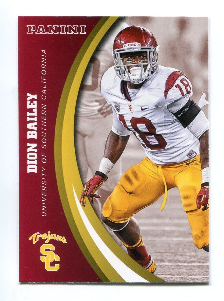 DION BAILEY 2015 Panini Collegiate Collection #13 USC Trojans NY JETS