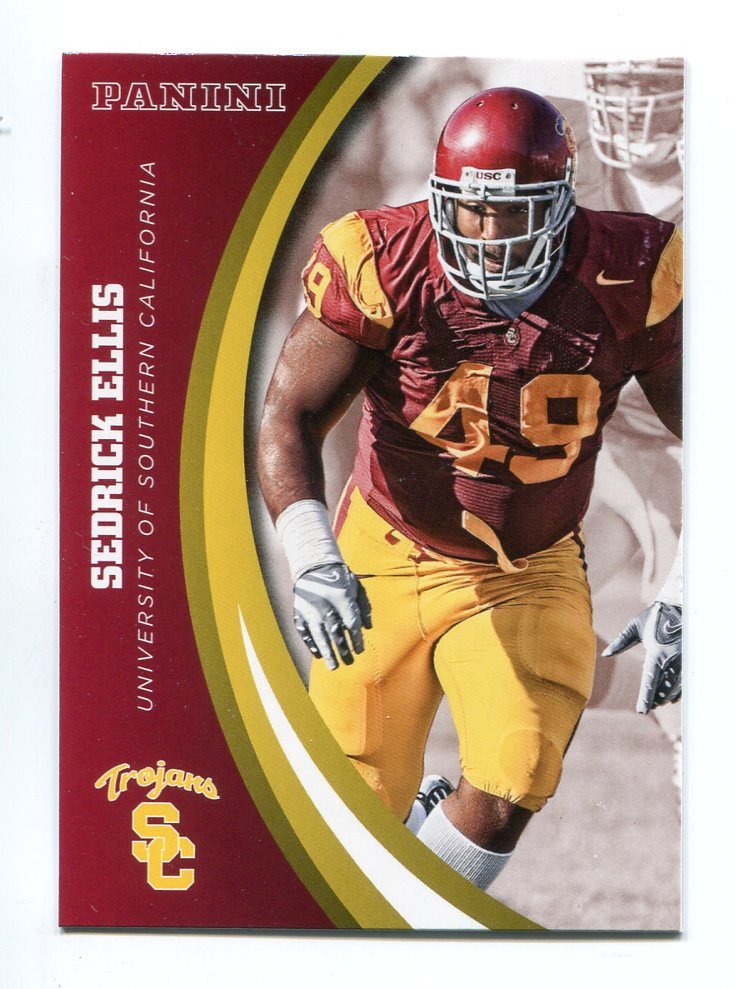 SEDRICK ELLIS 2015 Panini Collegiate Collection #61 USC Trojans SAINTS