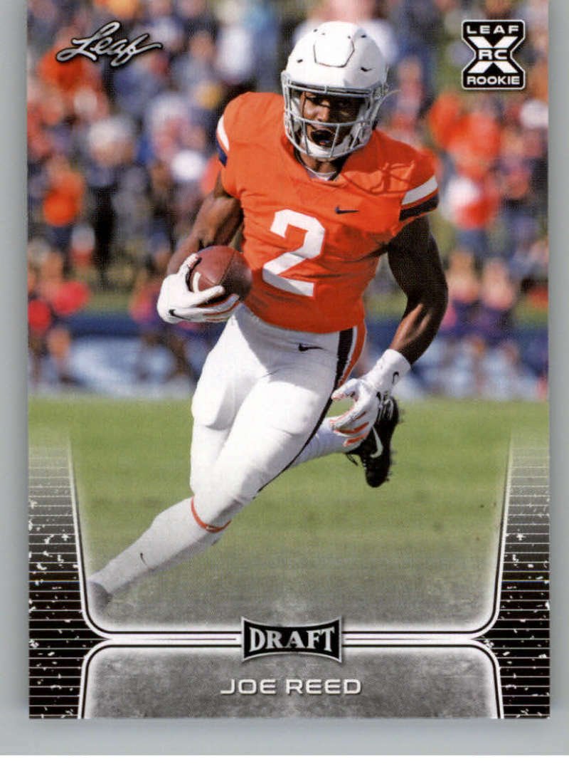 JOE REED 2020 Leaf Draft #38 ROOKIE Virginia Cavaliers CHARGERS WR