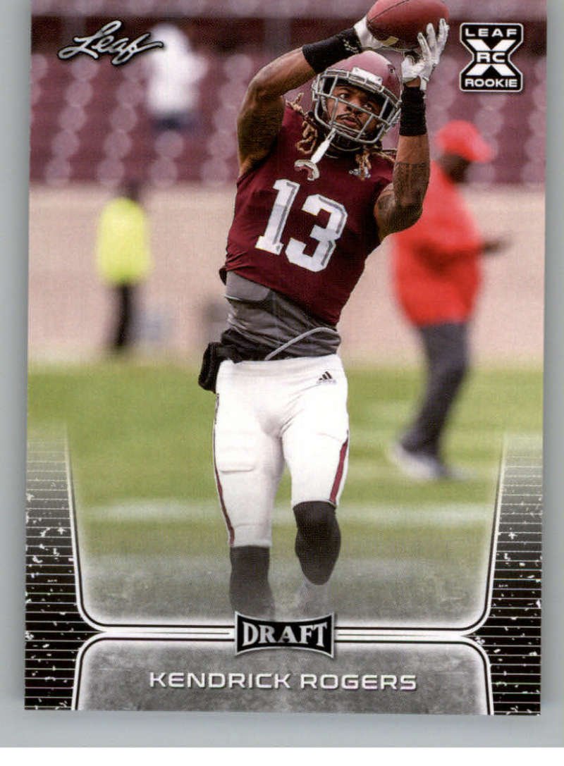 KENDRICK ROGERS 2020 Leaf Draft #44 ROOKIE Texas A&M Aggies DALLAS ...