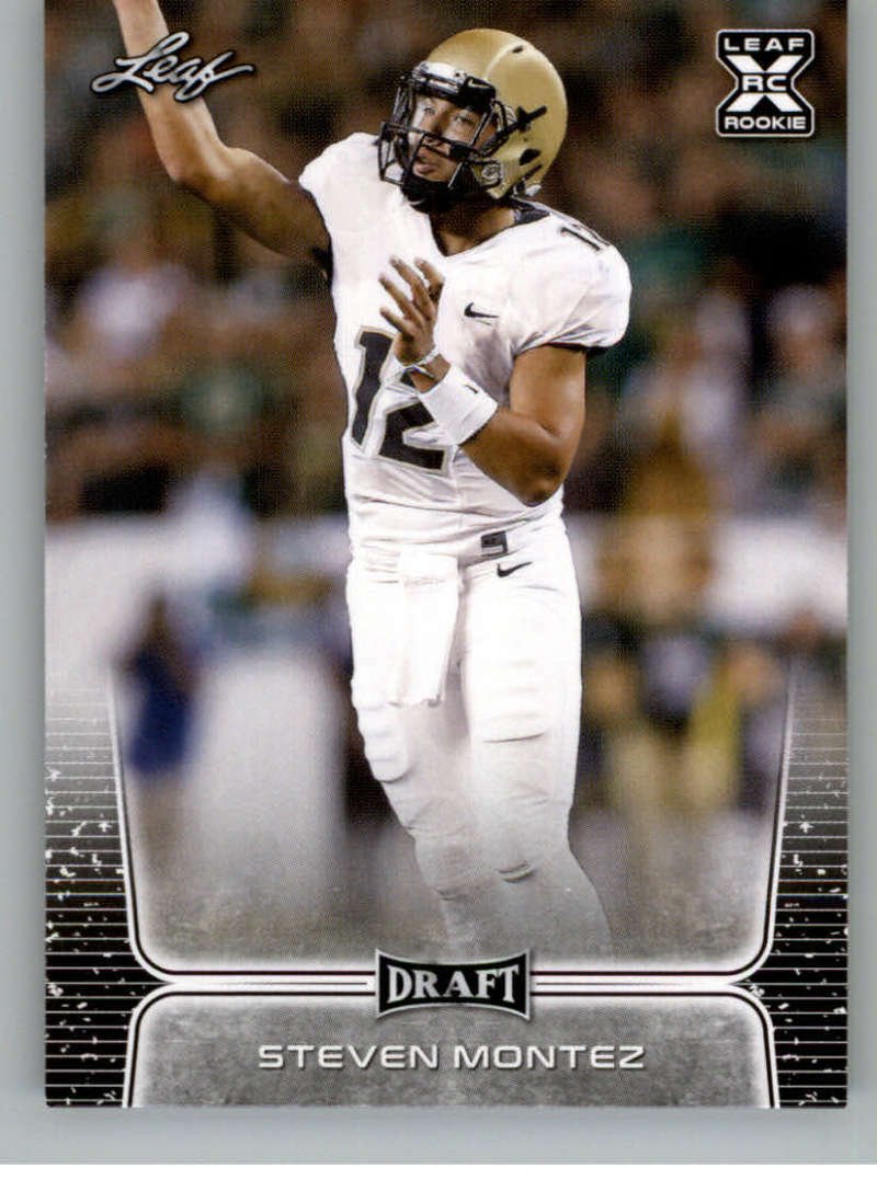 STEVEN MONTEZ 2020 Leaf Draft #55 ROOKIE Colorado Buffalo REDSKINS QB