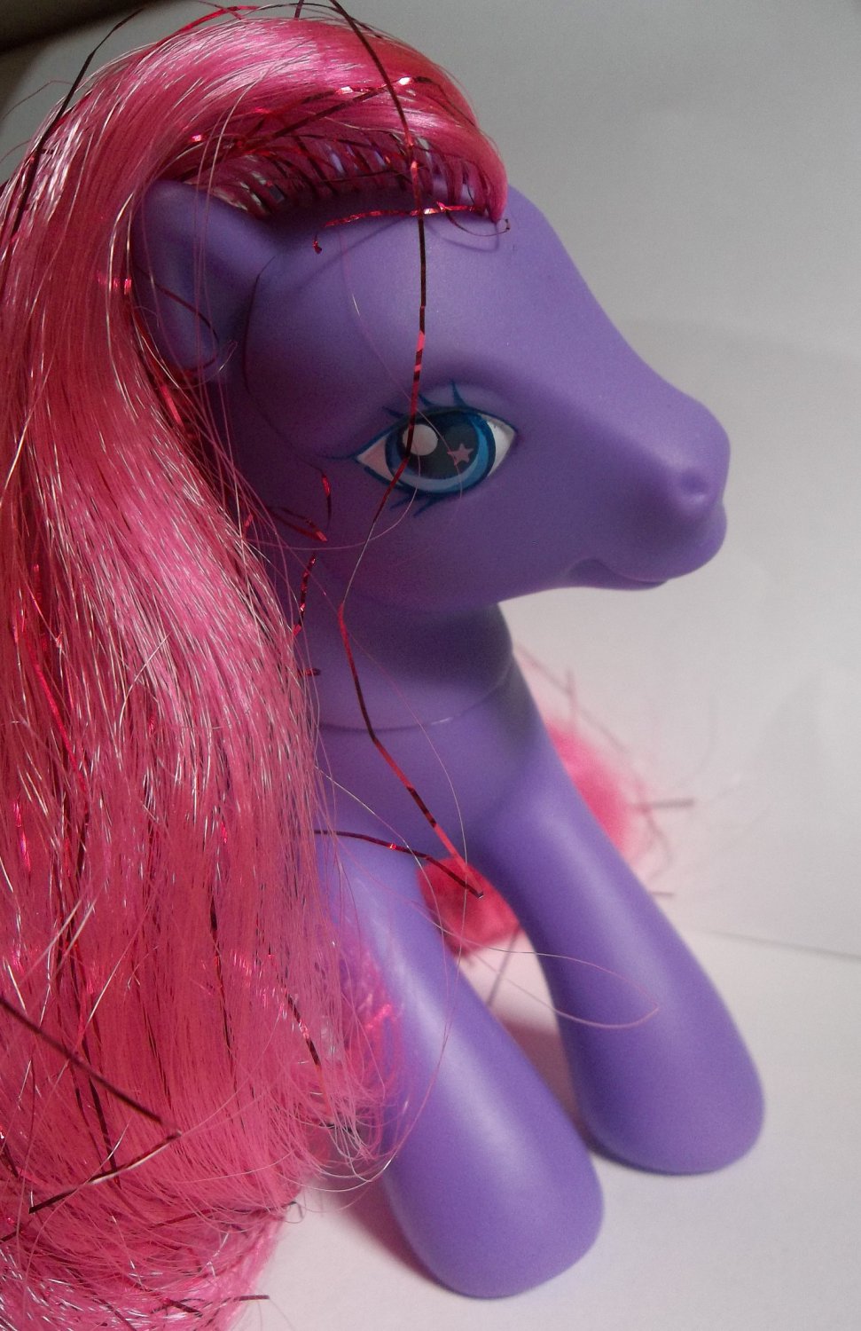 Fizzy Pop purple pink hair My Little Pony G3 shimmer tinsel milkshake ...