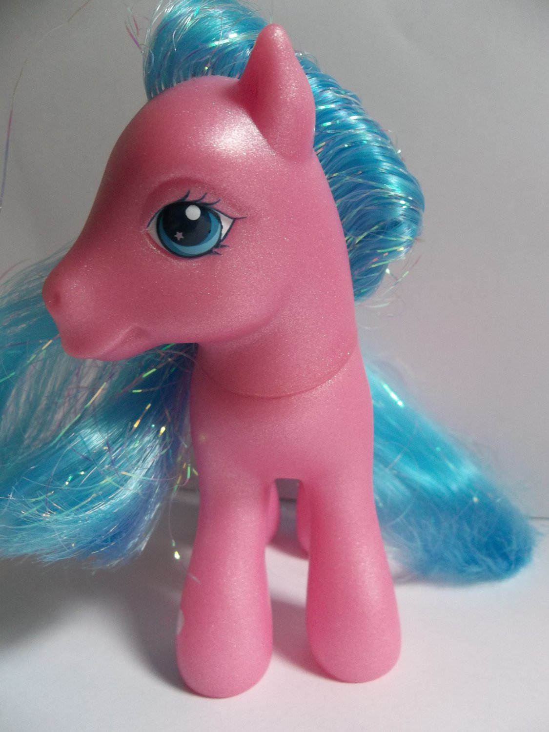 Royal Ribbon My Little Pony G3 pink princess blue hair tinsel