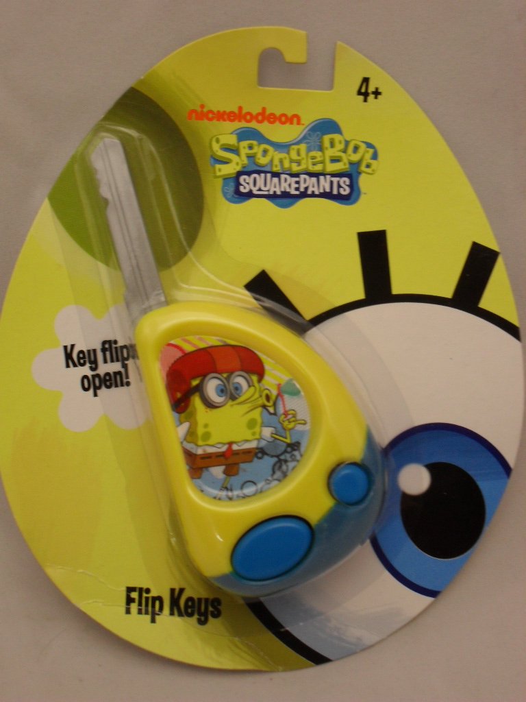 Nickelodeon Spongebob Squarepants Car Key Flip Toy
