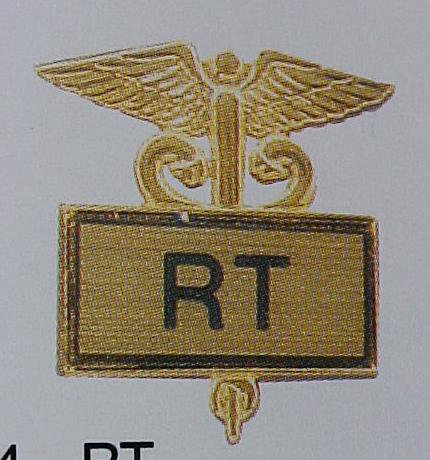 New RT Radiology Technician Lapel Pin Caduceus 3504G