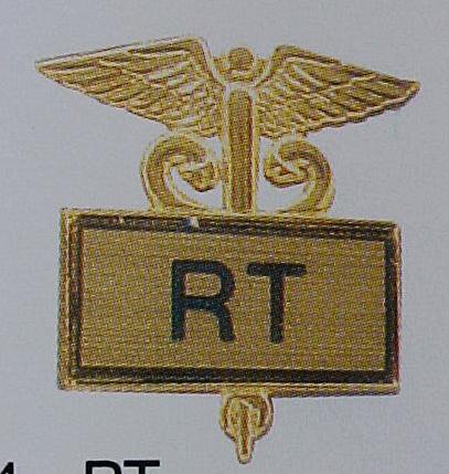 New RT Radiology Technician Lapel Pin Caduceus 3504G