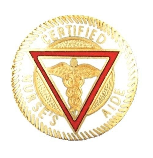 CNA Lapel Pin Certified Nurse's Aide Caduceus Gold Plated Medical ...