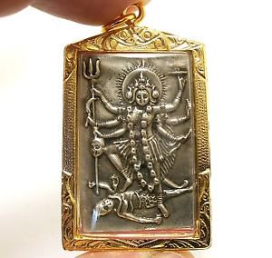 MAHA KALI KALIKA DEVI TRIDENT TRISHULA OM AUM AMULET HINDU GODDESS ...