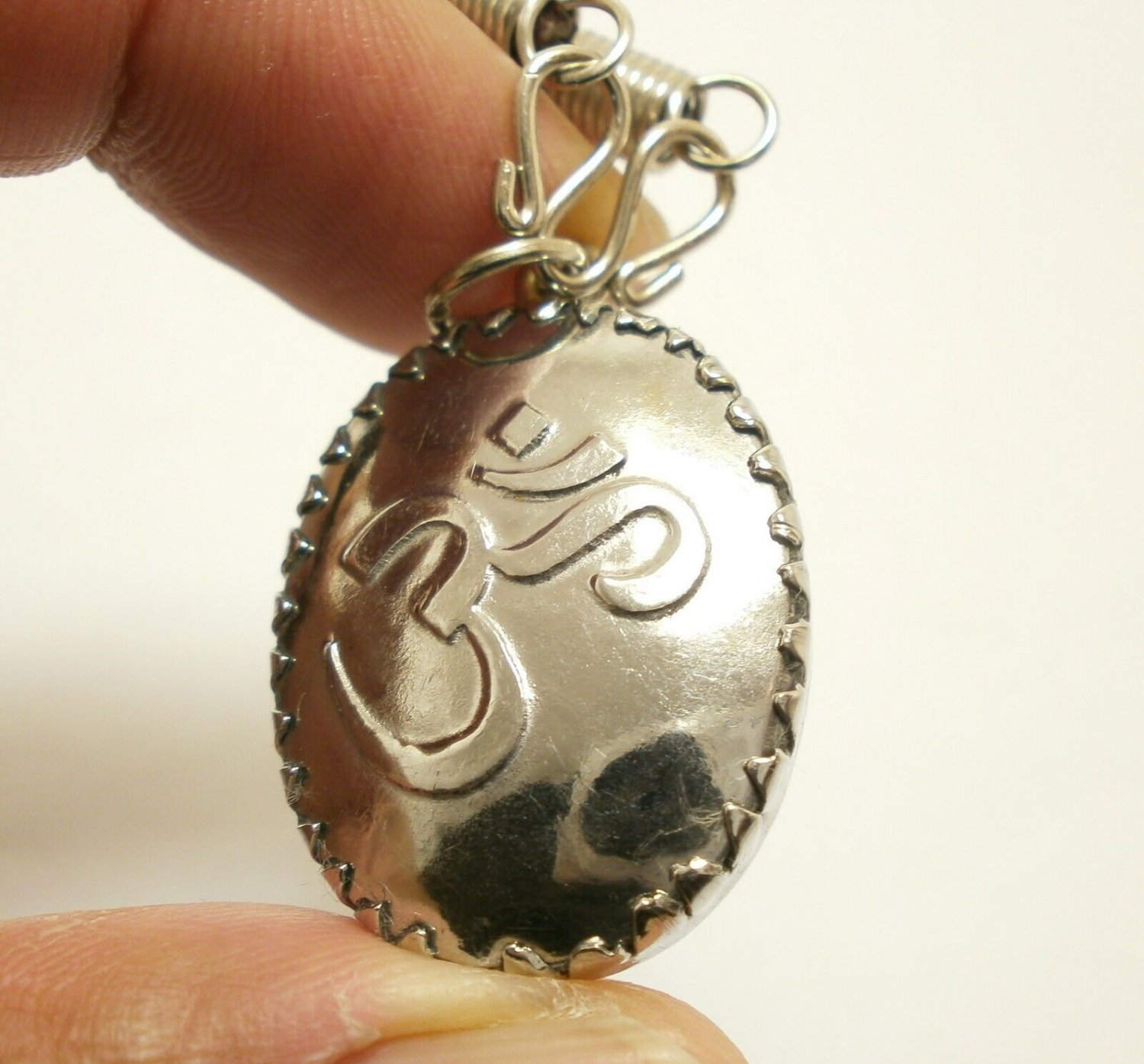 MAA LAKSHMI LAXMI DEVI HINDU GODDESS RICH LUCKY BLESSED PENDANT AMULET ...