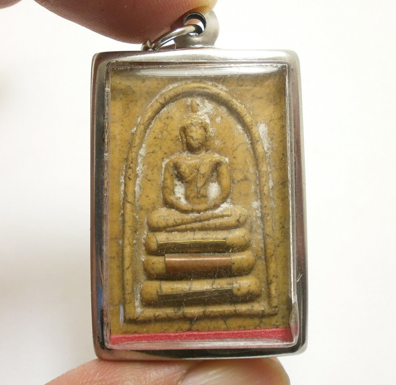 PHRA SOMDEJ TAKRUT LP MUI WAT DONRAI 1967 THAI BUDDHA AMULET (2 ...