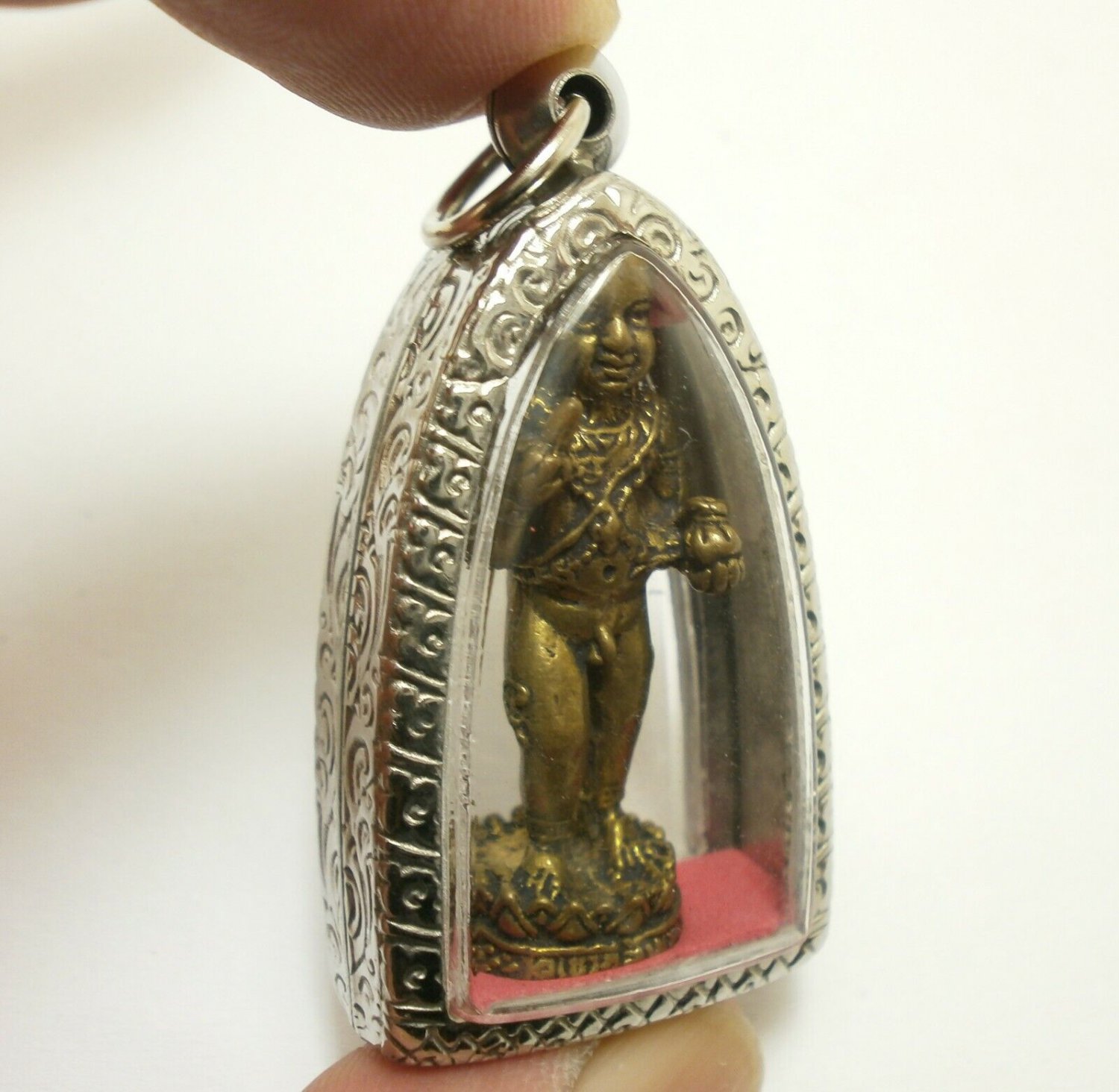 GUMAN TONG LP THONG THAI MAGIC DOLL AMULET LUCKY MONEY WIN GAMBLE KUMAN ...