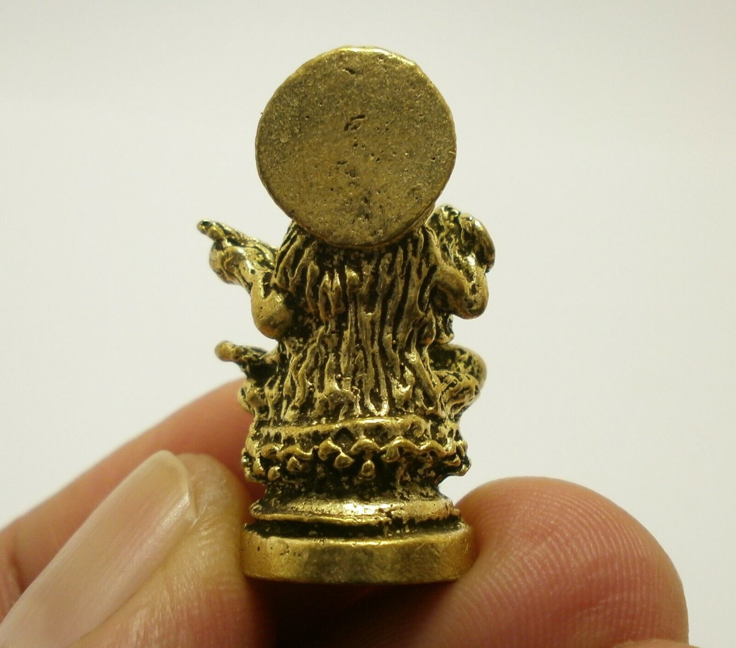 MAA SARASWATI DEVI MINI AMULET STATUE BLESS WISDOM LUCKY SUCCESS ...