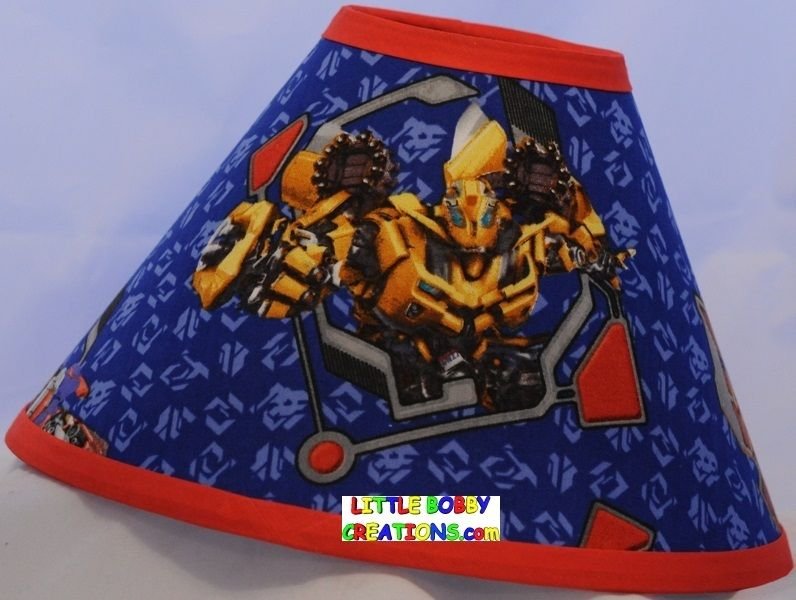 Transformers Bumble Bee Fabric Lamp Shade (All Handmade After Order is ...