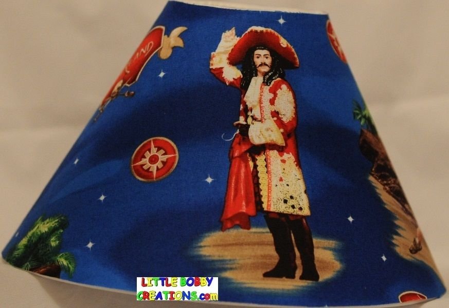 Peter Pan Captain Hook Fabric Lamp Shade (All Handmade After Order is ...
