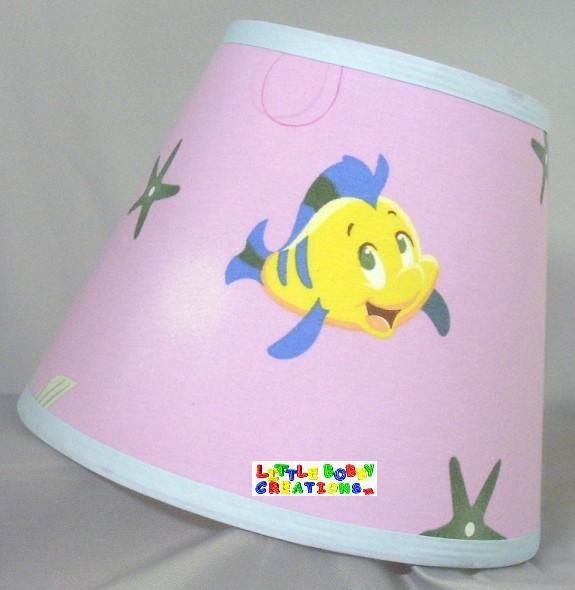 Disney Little Mermaid Lamp Shade (All Handmade After Order is Placed)