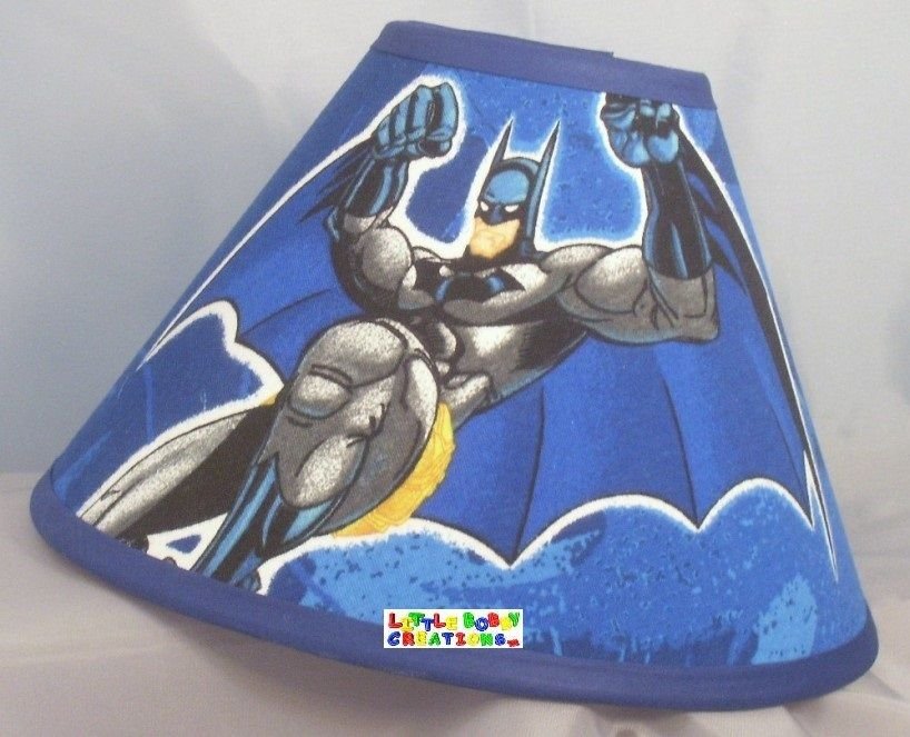 Super Heros Batman Lamp Shade (All Handmade After Order is Placed)