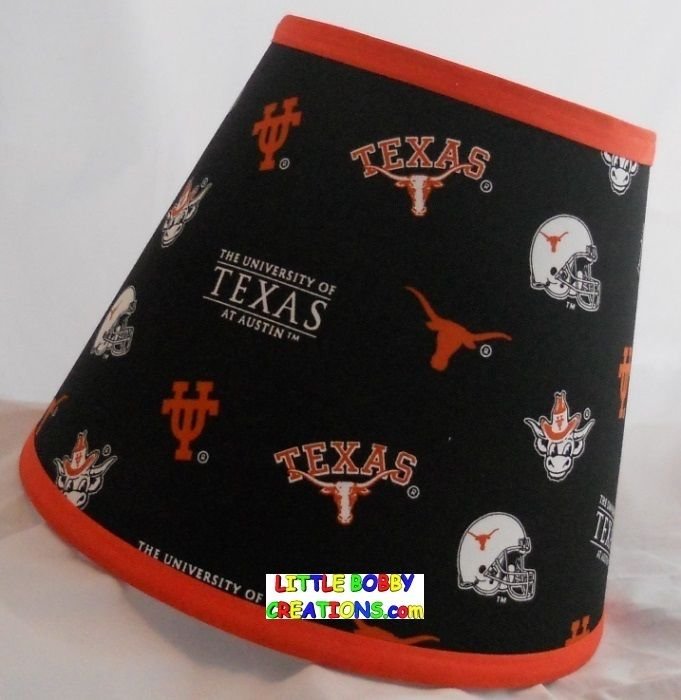 NCAA University of Texas Fabric Lamp Shade (Handmade After Ordered)