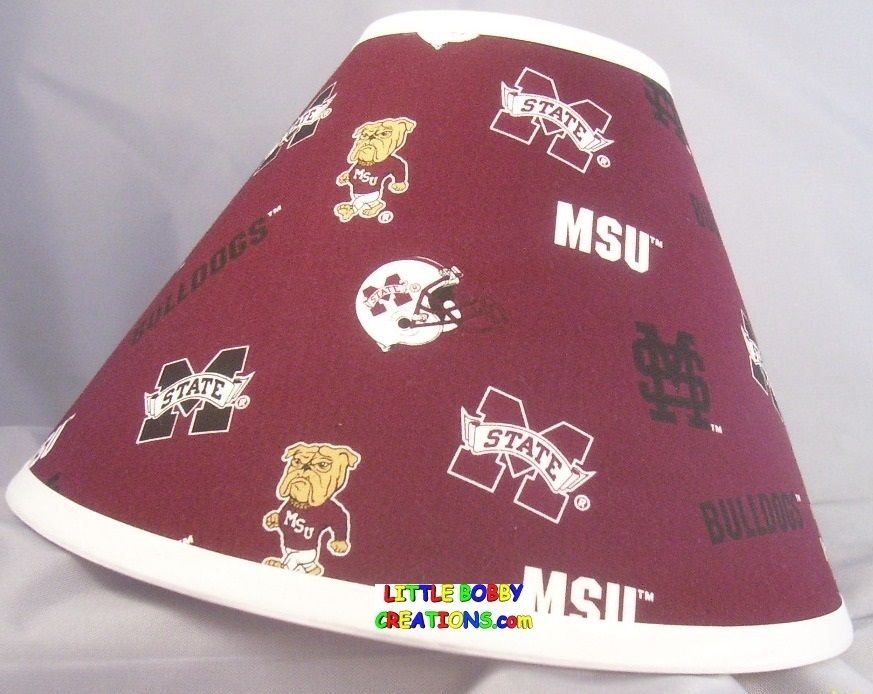 NCAA Mississippi State Univ Fabric Lamp Shade (Handmade After Once is ...