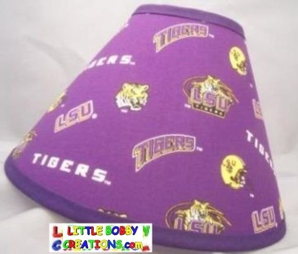 NCAA Louisiana State LSU Fabric Lamp Shade (Handmade After Order is Placed)