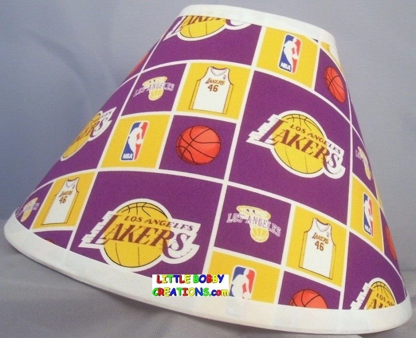 NBA LA Lakers Basketball Lamp Shade (Handmade After Order is Placed)