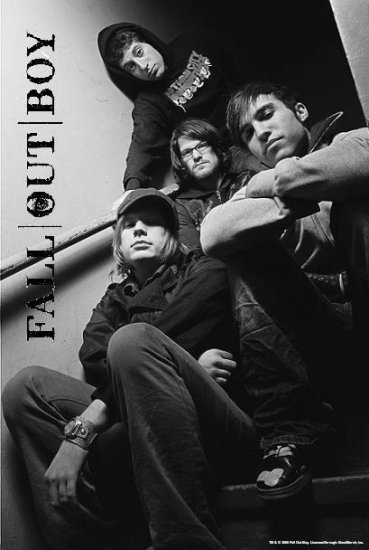 Fall Out Boy Poster Flag Stairway Photo Tapestry