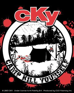 CKY Vinyl Sticker Tent Logo Camp Kill Yourself