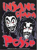 Insane Clown Posse Vinyl Sticker Duo with Dreads