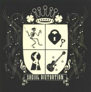 Social Distortion Vinyl Sticker Crest Logo