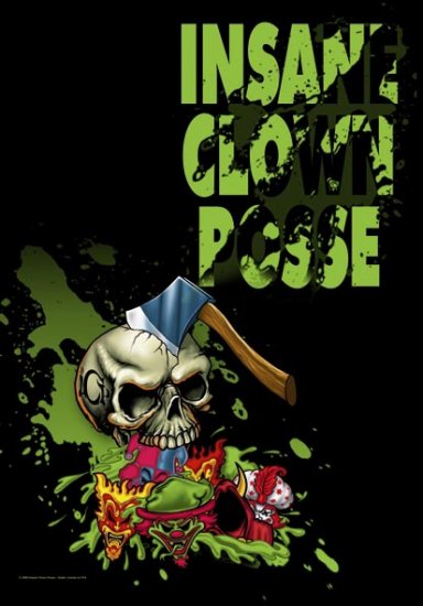 Insane Clown Posse Poster Flag Hatchet Skull Tapestry