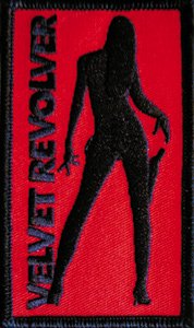 Velvet Revolver Iron-On Patch Silhouette Logo
