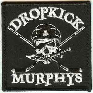 Dropkick Murphys Iron-On Patch Hockey Skull